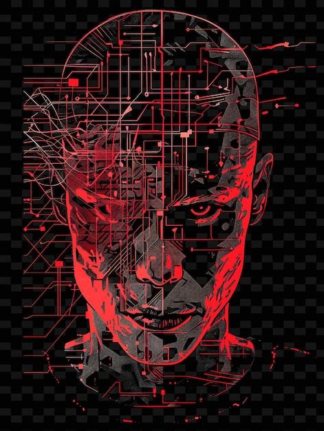 Computerized Face Psd High Quality Free Psd Templates For Download