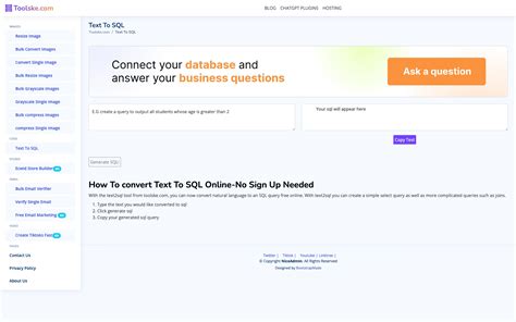 Text2sql Reviews Details Pricing Features And Alternatives