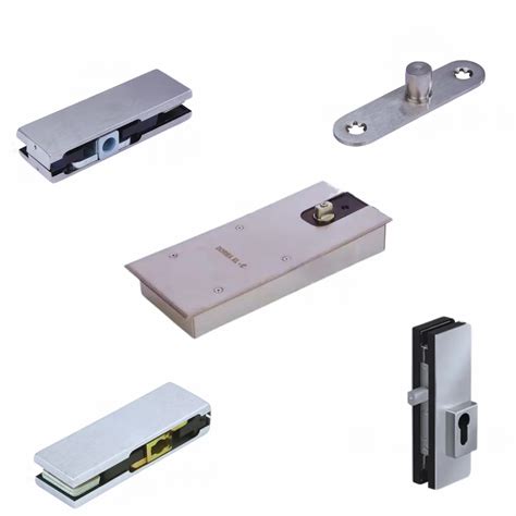 Stainless Steel Dorma Aido Xl C 4031 Glass Door Package With Lock