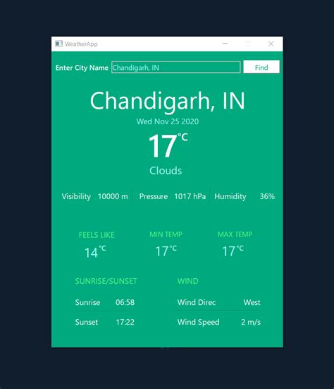 Github Shwetalsoni Weatherapp Made In Qt Creator Using C
