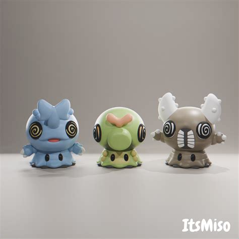 Archivo 3d Itsmiso 3d Printable Stl File Cosplay Mimikyu Set 2 📁