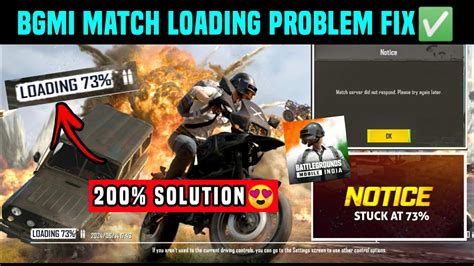 Bgmi 73 Loading Problem Bgmi Match Start Problem Tdm Not Starting