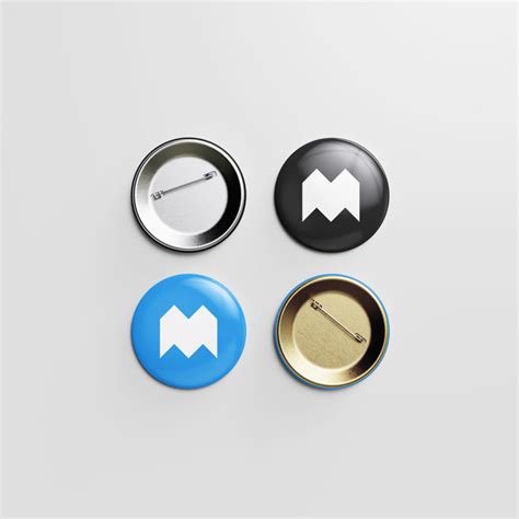 Psd Realistic Pin Button Mockup Free Download