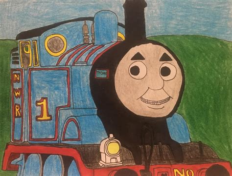 Thomas The Train Drawing