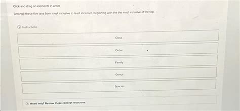 Solved Click And Drag On Elements In Orderarrange These Five Chegg