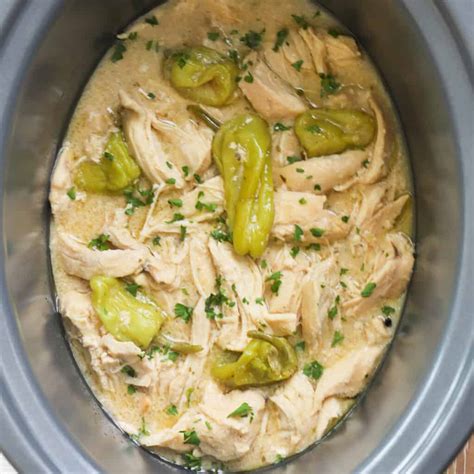 Mississippi Chicken Crock Pot Recipe The Carefree Kitchen