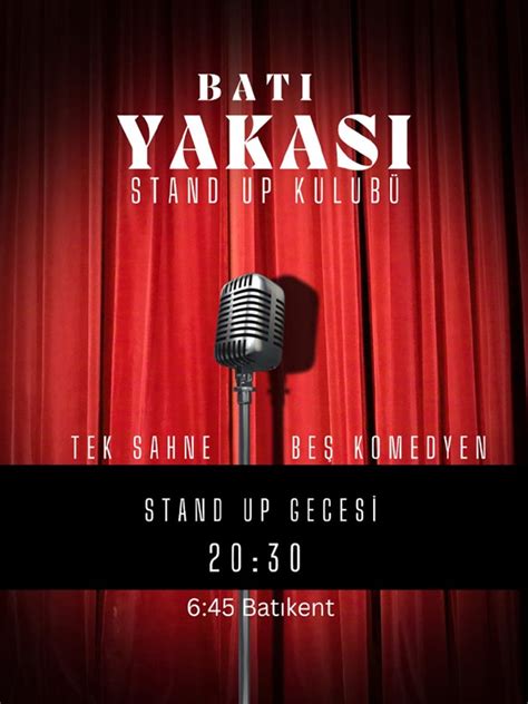 Batı Yakası Stand up Gecesi Tiyatro Biletleri biletinial