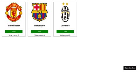 Vote System Codesandbox
