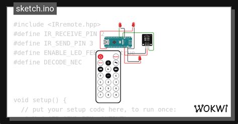 IR Remote Code Reader Wokwi ESP32 STM32 Arduino Simulator