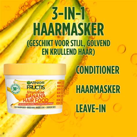 Garnier Fructis Hair Food Banana 3 In 1 Nourishing Hair Mask Dry Hair