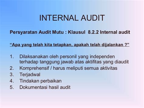 Internal Audit