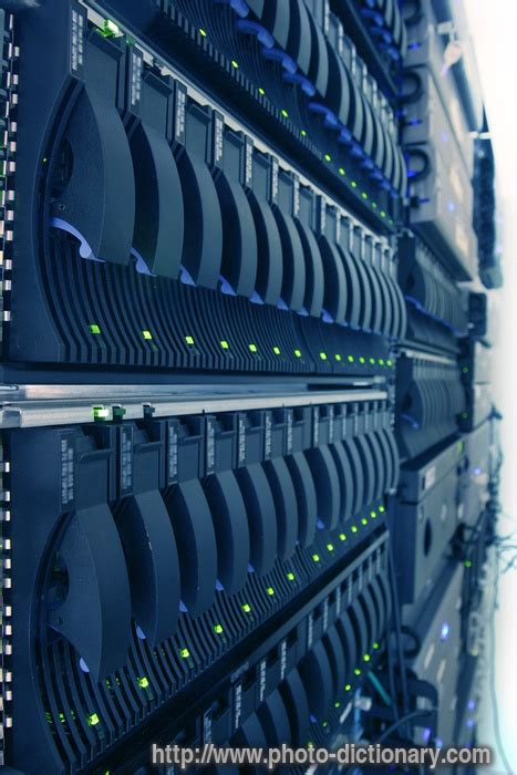 Internet Data Center Photopicture Definition At Photo Dictionary