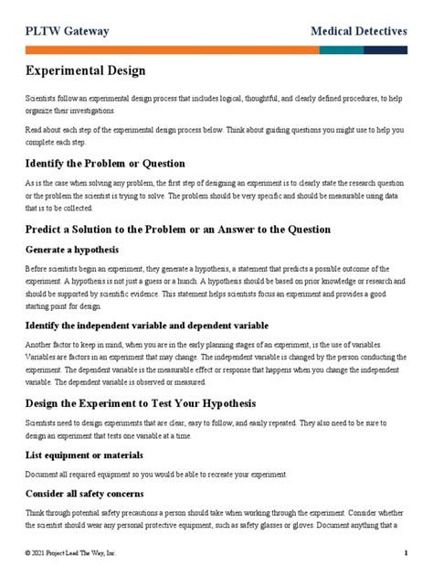 12 Experimental Design Pdf Experiment Scientific Method
