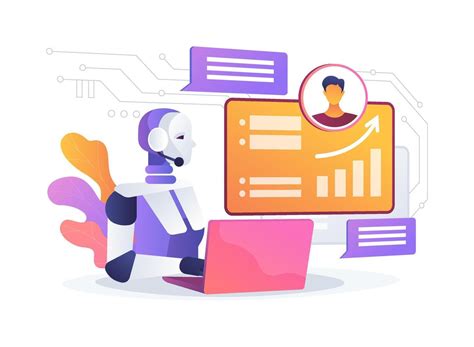 ai driven call analysis abstract concept illustration 45839499 vector