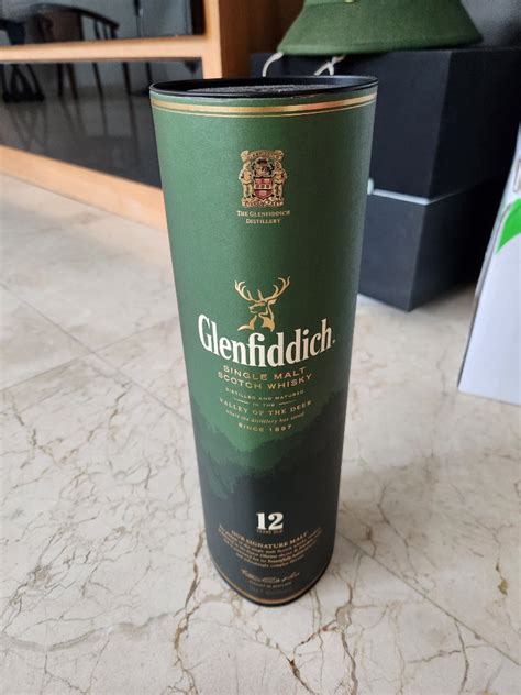Glenfiddich 12 Yrs Food And Drinks Alcoholic Beverages On Carousell
