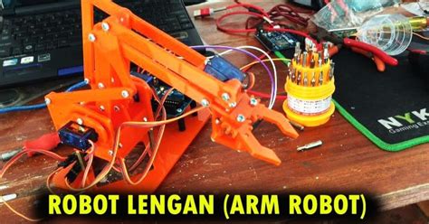 Cara Mengakses Robot Lengan Arm Robot Arduino