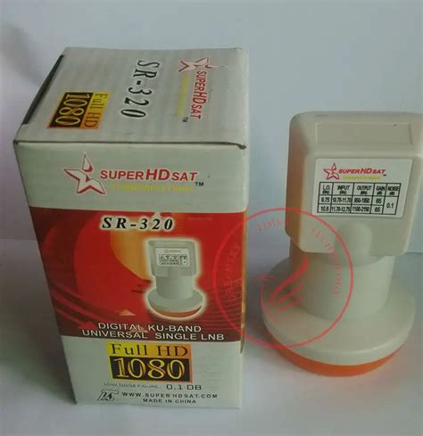 Single Lnb Lnbf Ku Band Sr 320 Digital Satellite Single Lnb Full Hd