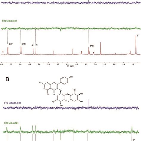 Representative Results Of The Std Nmr Binding Assay A ¹h Nmr Spectra