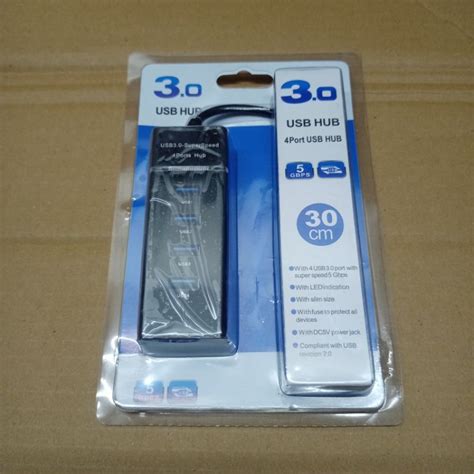 USB HUB 4 PORT 3 0 SPEED WITH FUSE TO PROTECT DEVICES Shopee Philippines