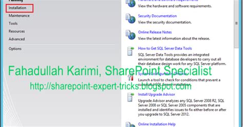 Sharepoint Tips And Tricks Sql Server 2012 Installation