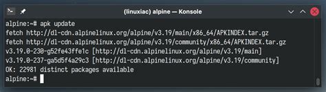 Alpine Users Guide To Apk How To Manage Packages