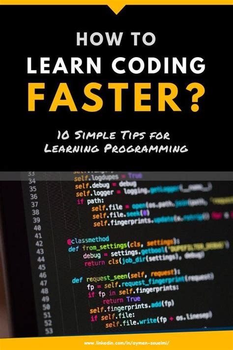 Aymen Souelmi On Linkedin 10 Pratical Tips For Learning Coding And Web