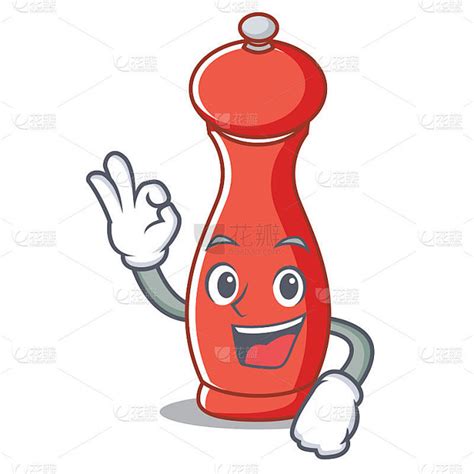 好的，胡椒磨的卡通人物