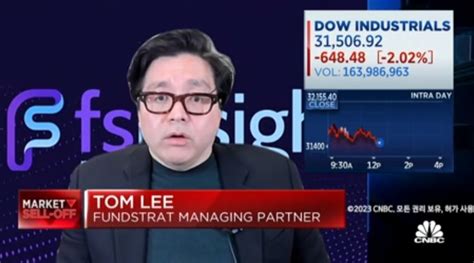톰 리 Svb 파산의 파급효과로 신용경색 발생할 것 Sbs Biz