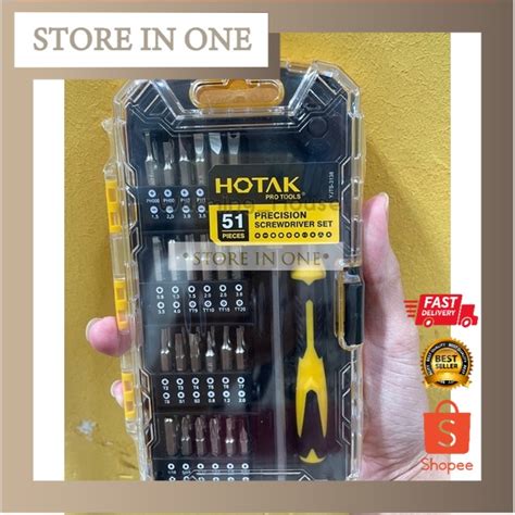 Hotak Precision Screwdriver Set Hotak Pro Tools 51 Pcs Shopee