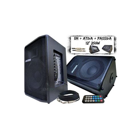 Kit Caixa Som Datrel Black Friday Extra