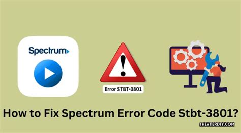 How To Fix Spectrum Error Code Stbt