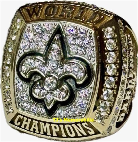 2009 New Orleans Saints Super Bowl Xliv Championship Ring