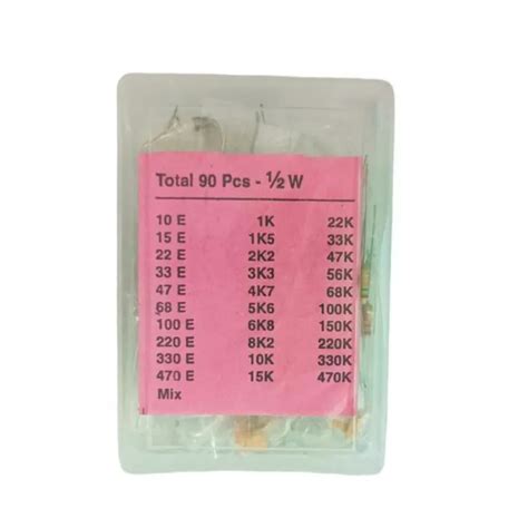 Resistance Box Mix Resistor Pack 12 Watt