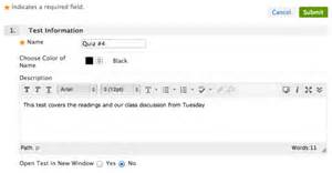 Testing In Blackboard Learn Techweb Boston University