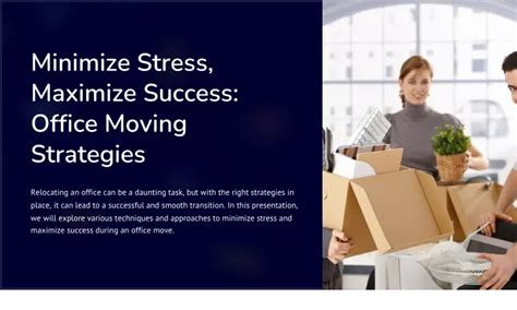 Ppt Minimize Stress Maximize Success Office Moving Strategies