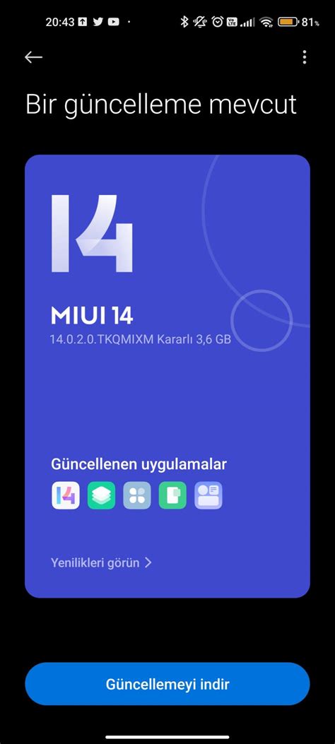 Xiaomi Mi 11 Lite Mıuı 14 Güncellemesi Şikayetvar