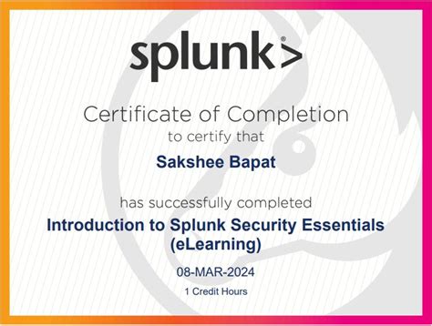 Completed Splunk Security Essentials Course Sakshee B Posted On The Topic Linkedin