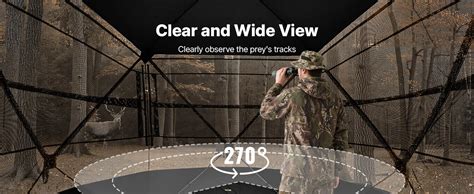 Vevor See Through Hunting Blind 4 5 Person 270° View