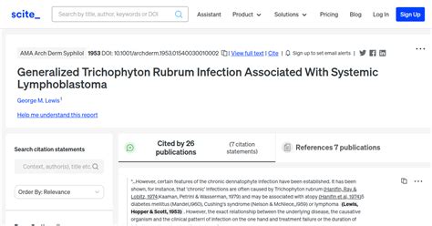 Generalized Trichophyton Rubrum Infection Associated With Systemic