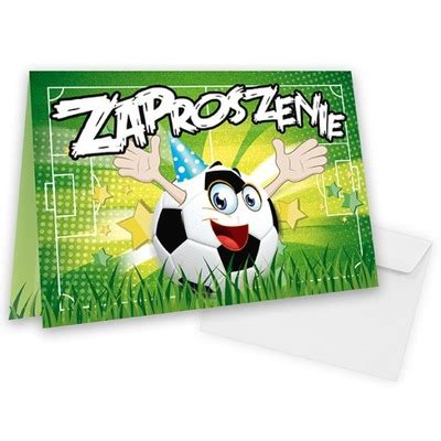 ZAPROSZENIA URODZINOWE dla kibica PIŁKA NOŻNA 12926432799 Allegro pl