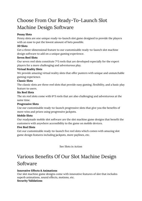 PPT Slot Machine Design Software GammaStack PowerPoint Presentation ID 11318485