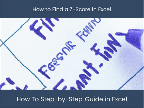 Find Z Score In Excel Step By Step Guide Excel