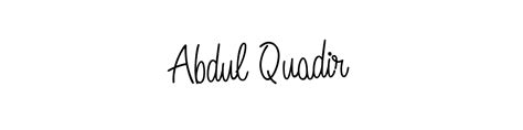 90 Abdul Quadir Name Signature Style Ideas Amazing Online Signature