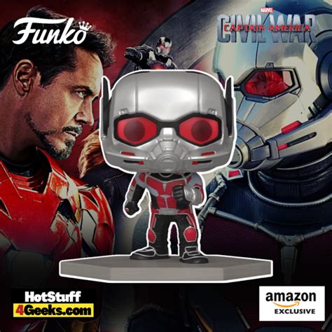 2023 NEW Civil War Build A Scene Ant Man Funko Pop EXCL