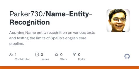 Github Parker730name Entity Recognition Applying Name Entity