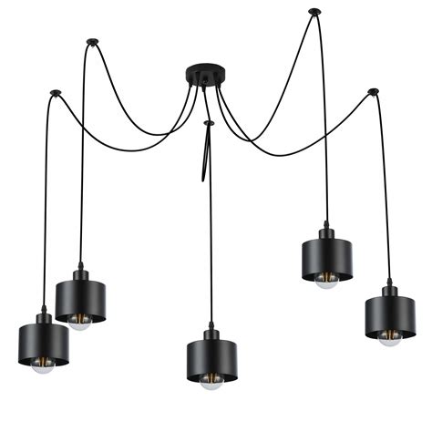 Lampa sufitowa wisząca żyrandol LED xE oprawa LOFT PAJĄK