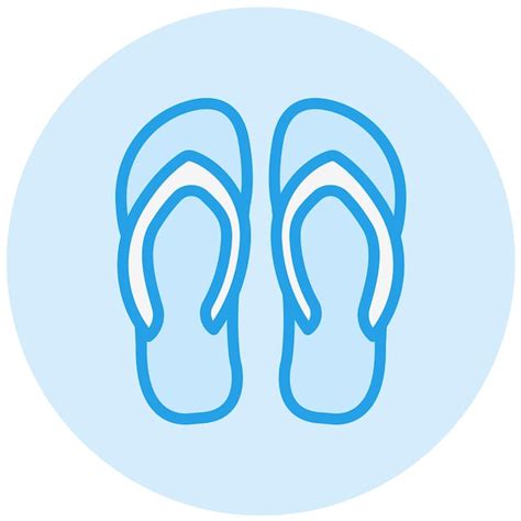 Premium Vector Flip Flop Vector Icon Design Illustration