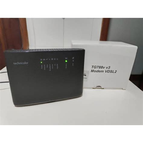 Modem Roteador Tim Live Tg588v V2 Technicolor Novo Original Shopee Brasil