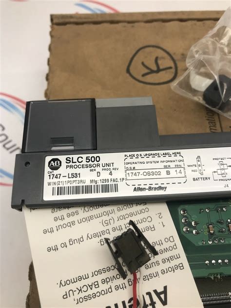 Allen Bradley 1747 L531 Series D Slc 500 Proccessor Unit