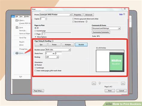 3 Ways To Print Booklets WikiHow